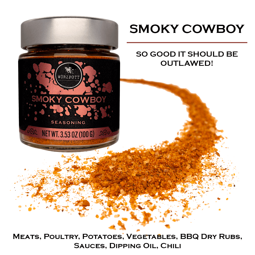 SMOKY COWBOY #301: Flavorful Spice Blend for Grilling & BBQ | Wurzpott ...